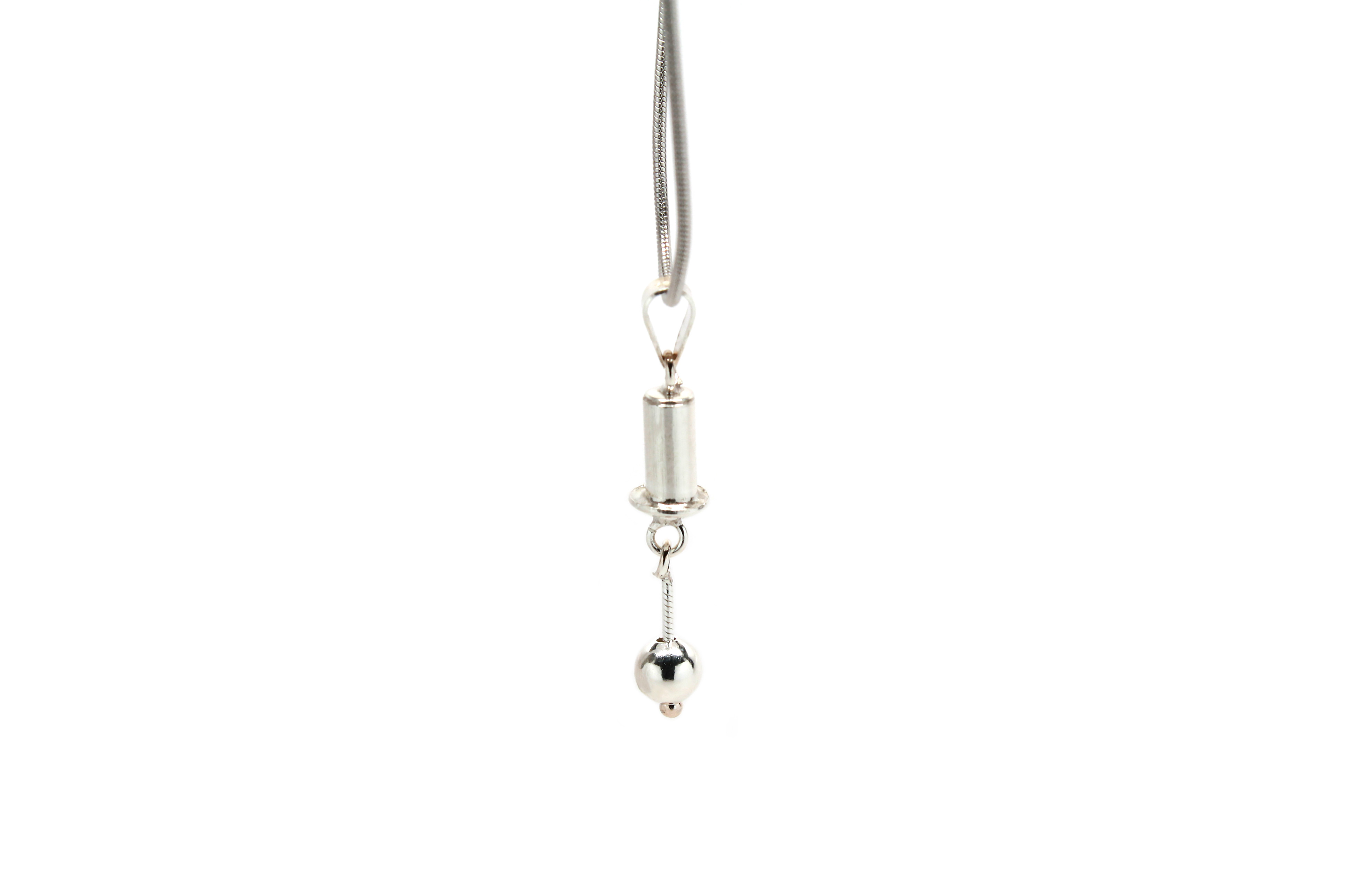 Interchangeable Bead Pendant – Single Dangle – Da Vinci Collections Interchangeable Bead Pendant – Single Dangle – Da Vinci Collections